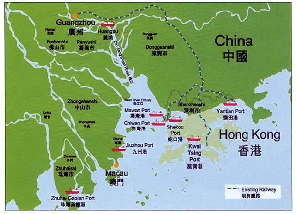 Port Of Hong Kong Map – The World Map Port Of Hong Kong Map – The World Map